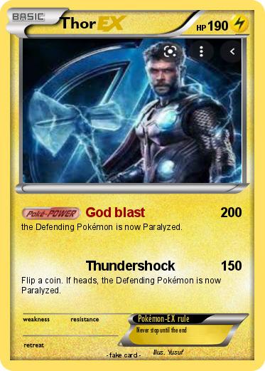 Pokémon Thor 1030 1030 - God blast - My Pokemon Card