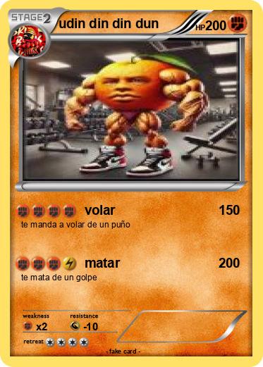 Pokémon udin din din dun 1 1 - volar - Mi carta pokémon