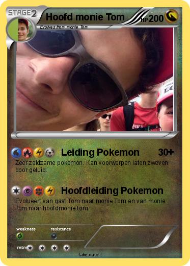Pokémon Hoofd monie Tom - Leiding Pokemon - My Pokemon Card