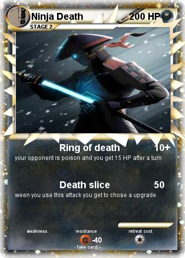 Pokémon Ninja Death - Ring of death - My Pokemon Card
