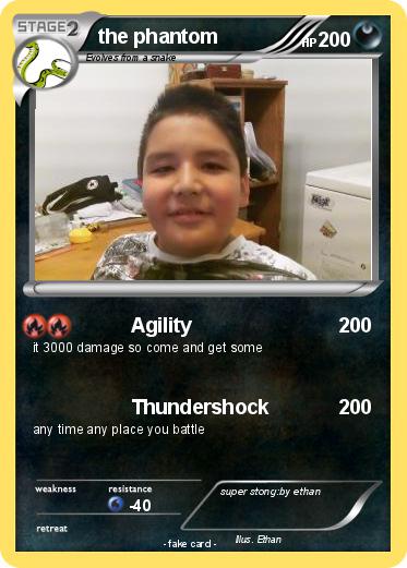Pokémon the phantom 13 13 - Agility - My Pokemon Card