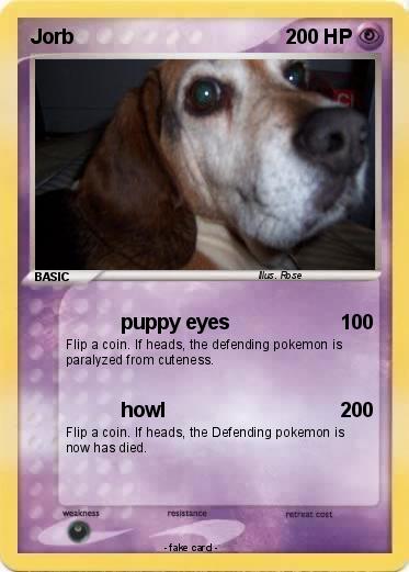 Pokémon Jorb - puppy eyes - My Pokemon Card