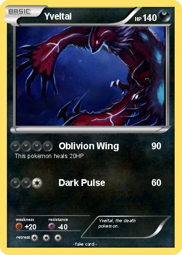 Pokémon Yveltal 2228 2228 - Oblivion Wing - My Pokemon Card