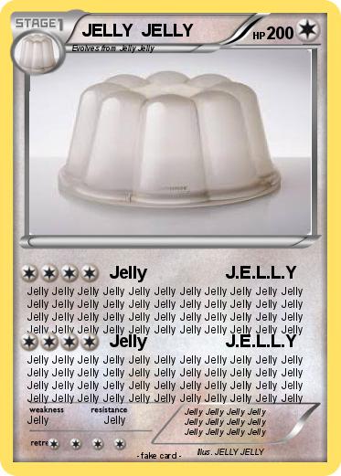 Pokémon JELLY JELLY 7 7 - Jelly J.E.L.L.Y - My Pokemon Card