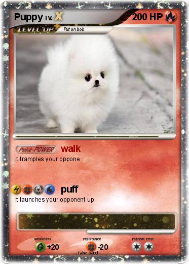 Pokémon Puppy 896 896 - walk - My Pokemon Card