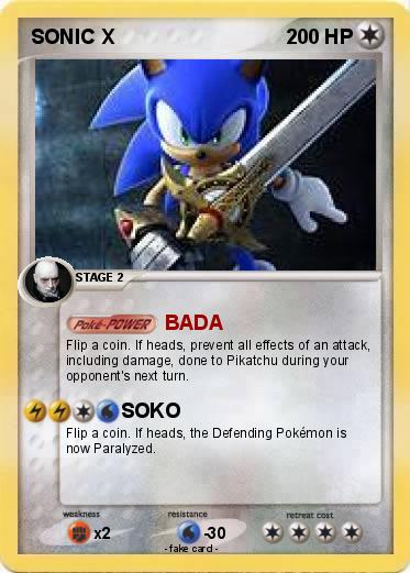 Pokémon SONIC X 129 129 - BADA - My Pokemon Card
