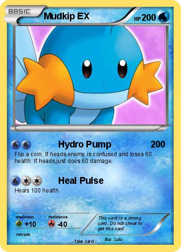 Pokémon Mudkip EX 24 24 - Hydro Pump - My Pokemon Card