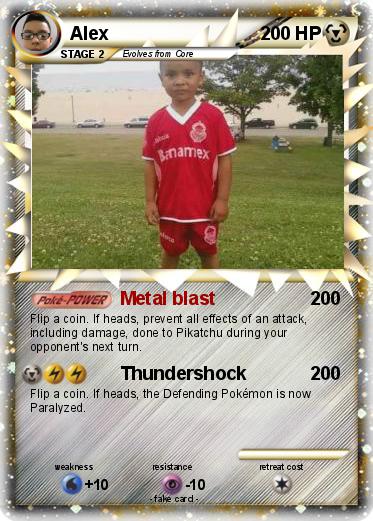 Pokémon Alex 2076 2076 - Metal blast - My Pokemon Card
