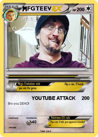 Pokémon FGTEEV 30 30 - YOUTUBE ATTACK - My Pokemon Card