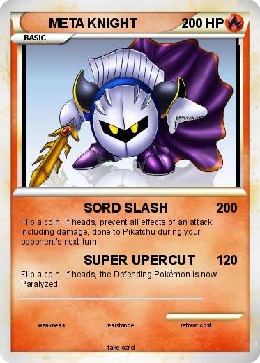 Pokémon META KNIGHT 674 674 - SORD SLASH - My Pokemon Card