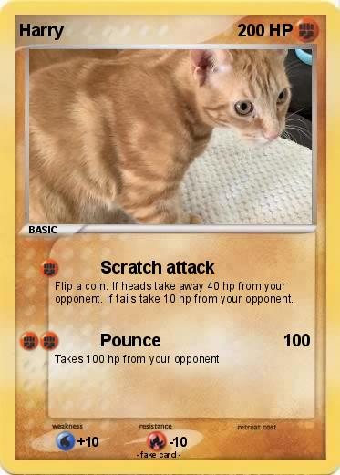 Pokémon Harry 3821 3821 - Scratch attack - My Pokemon Card