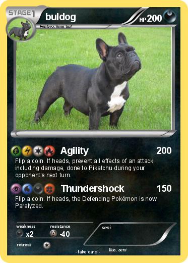Pokémon buldog 6 6 - Agility - My Pokemon Card