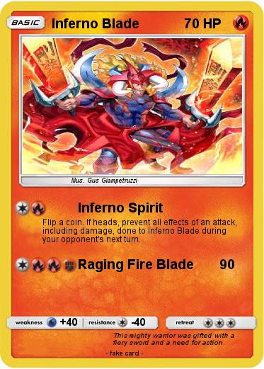 Pokémon Inferno Blade - Inferno Spirit - My Pokemon Card