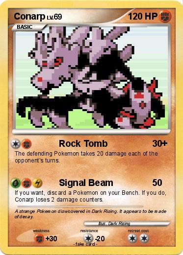 Pokémon Conarp - Rock Tomb - My Pokemon Card