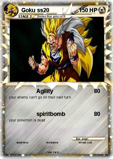 Pokémon Goku ss20 - Agility - My Pokemon Card