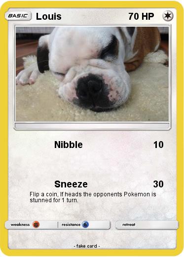 Pokémon Louis 974 974 - Nibble - My Pokemon Card