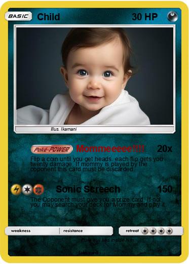 Pokémon Child 242 242 - Mommeeeee!!!! - My Pokemon Card