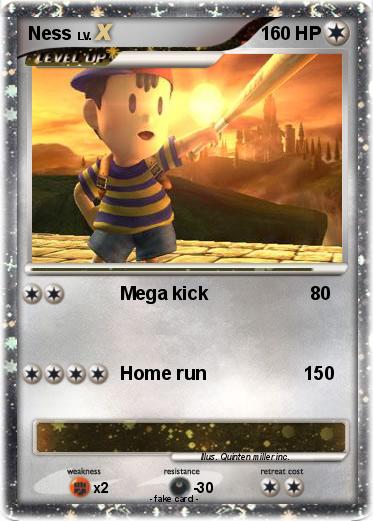 Pokémon Ness 125 125 - Mega kick - My Pokemon Card
