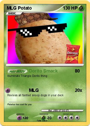 Pokémon MLG Potato 7 7 - Dorito Smack - My Pokemon Card