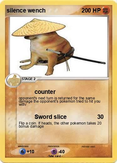 Pokémon silence wench - counter - My Pokemon Card