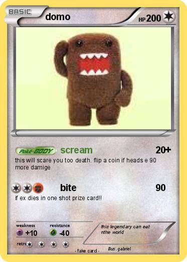 Pokémon domo 861 861 - scream - My Pokemon Card