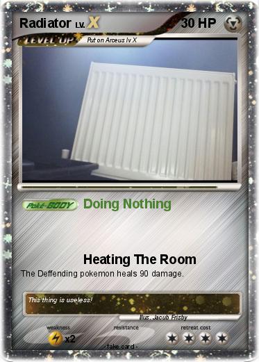Pokémon Radiator 5 5 - Doing Nothing - My Pokemon Card