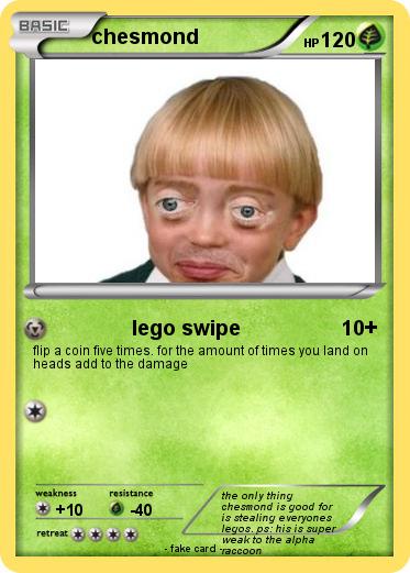 Pokémon chesmond - lego swipe - My Pokemon Card