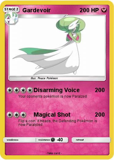 Pokémon Gardevoir 584 584 - Disarming Voice - My Pokemon Card