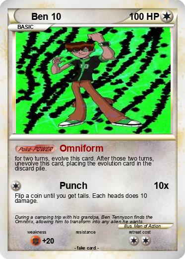 Pokémon Ben 10 321 321 - Omniform - My Pokemon Card