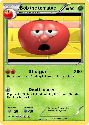 Pokémon Bob the tomatoe - Shotgun - My Pokemon Card
