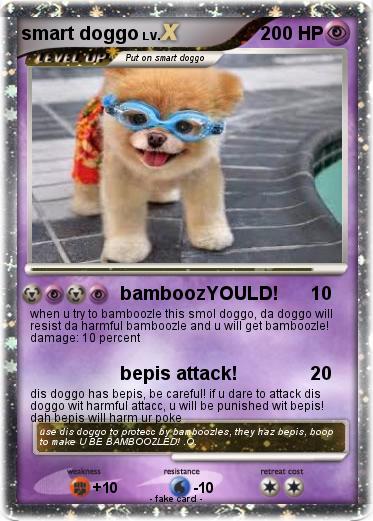 Pokémon smart doggo - bamboozYOULD! - My Pokemon Card