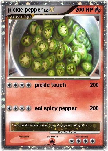Pokémon pickle pepper - pickle touch - My Pokemon Card