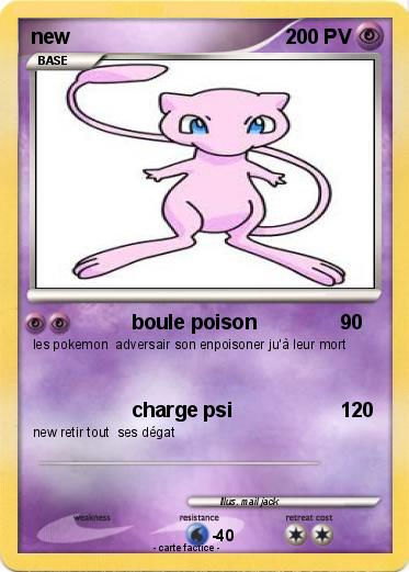 Pokémon new 416 416 - boule poison - Ma carte Pokémon