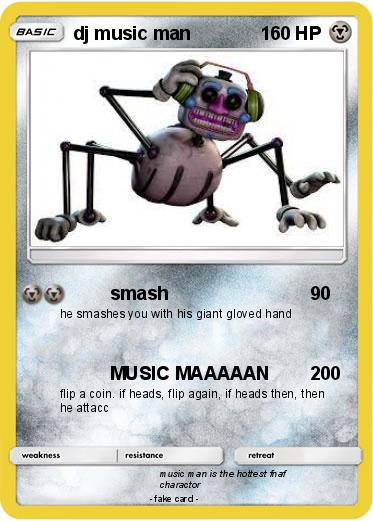 Pokémon dj music man - smash - My Pokemon Card