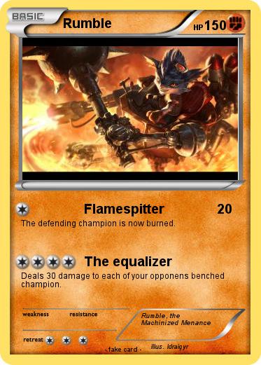 Pokémon Rumble 66 66 - Flamespitter - My Pokemon Card
