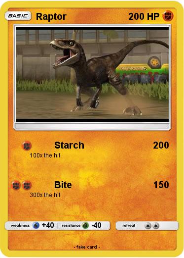 Pokémon Raptor 396 396 - Starch - My Pokemon Card