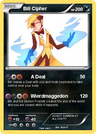 Pokémon Bill Cipher 424 424 - A Deal - My Pokemon Card