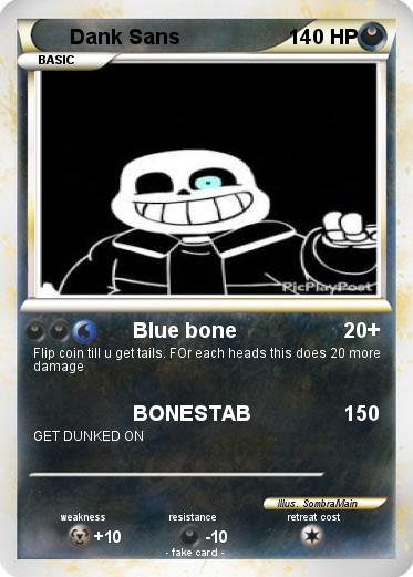Pokémon Dank Sans 1 1 - Blue bone - My Pokemon Card
