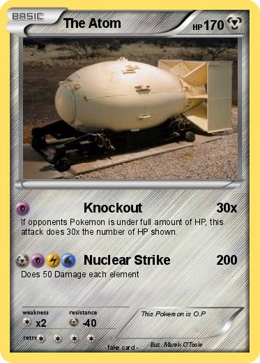Pokémon The Atom 1 1 - Knockout - My Pokemon Card