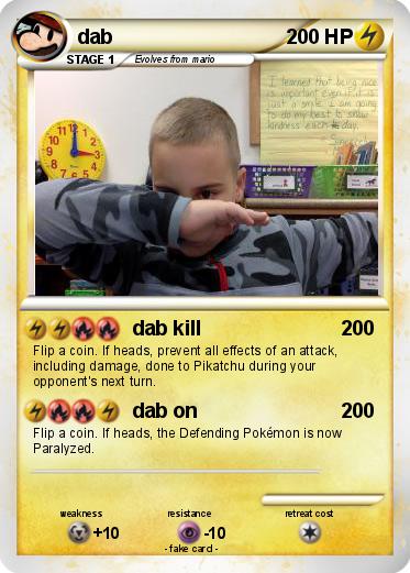 Pokémon dab 85 85 - dab kill - My Pokemon Card