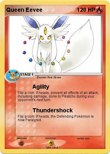 Pokémon Queen Eevee - Agility - My Pokemon Card