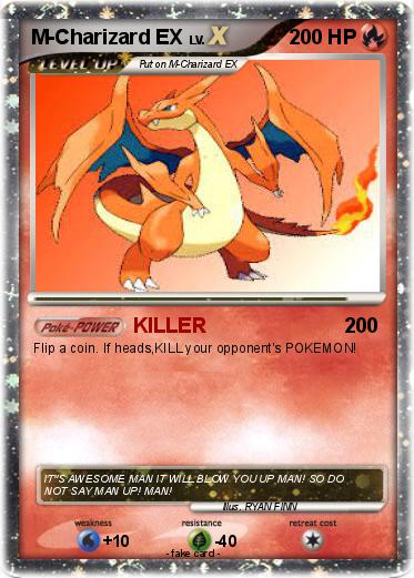 Pokémon M Charizard EX 107 107 - KILLER - My Pokemon Card