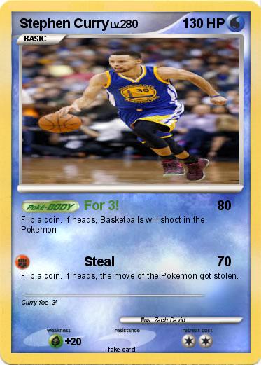 Pokémon Stephen Curry 187 187 - For 3! - My Pokemon Card