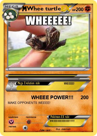 Pokémon Whee turtle - WHEEE POWER!!! - My Pokemon Card