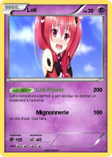 Pokémon Loli 20 20 - Loli Power - Ma carte Pokémon