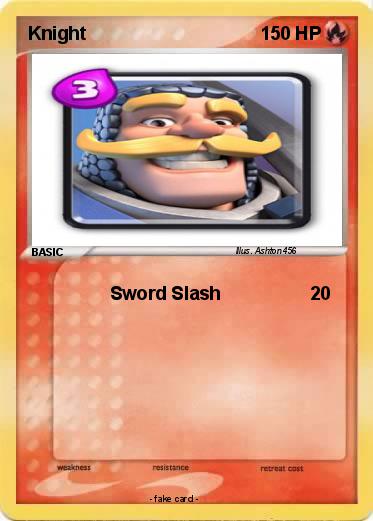 Pokémon Knight 295 295 - Sword Slash - My Pokemon Card