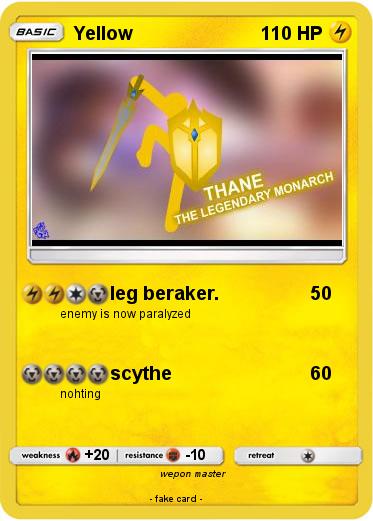 Pokémon Yellow 911 911 - leg beraker. - My Pokemon Card