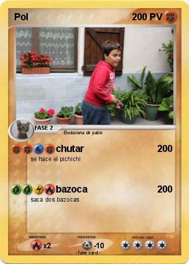 Pokémon Pol 25 25 - chutar - Mi carta pokémon