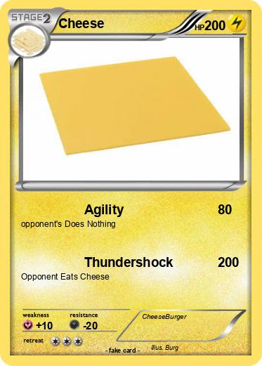 Pokémon Cheese 796 796 - Agility - My Pokemon Card