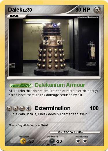 Pokémon Dalek 320 320 - Dalekanium Armour - My Pokemon Card